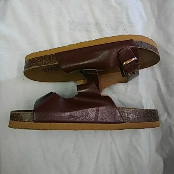 SOS | Shoes | New Slip On Sandals Chocolate Brown Color | Poshmark